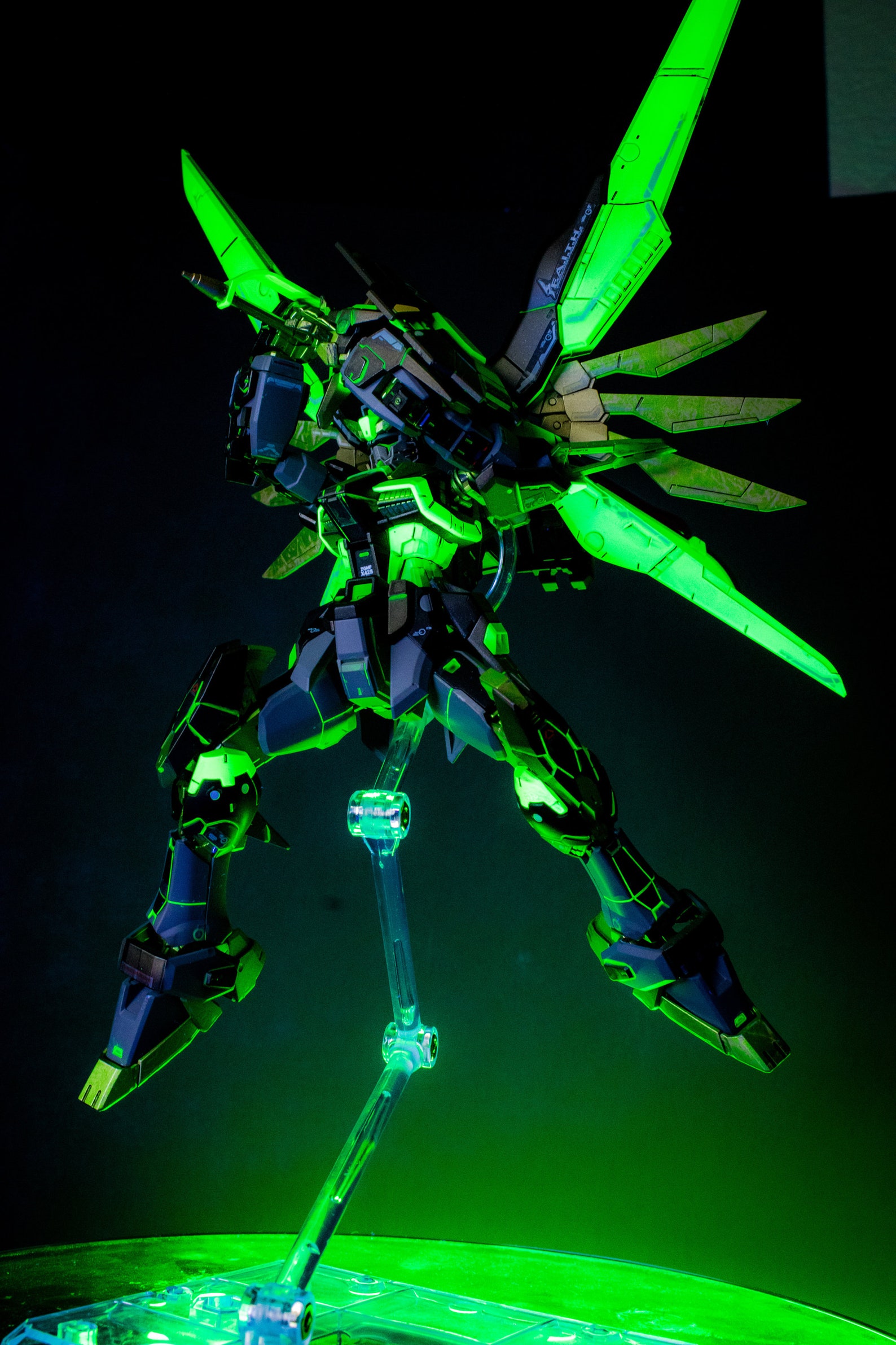 Real Grade Destiny Gundam Custom Flourescent Paintjob - Etsy