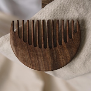 Hair Comb Walnut, Ash, Wooden Comb, Healthy Hair, Comb-natural Wood ...