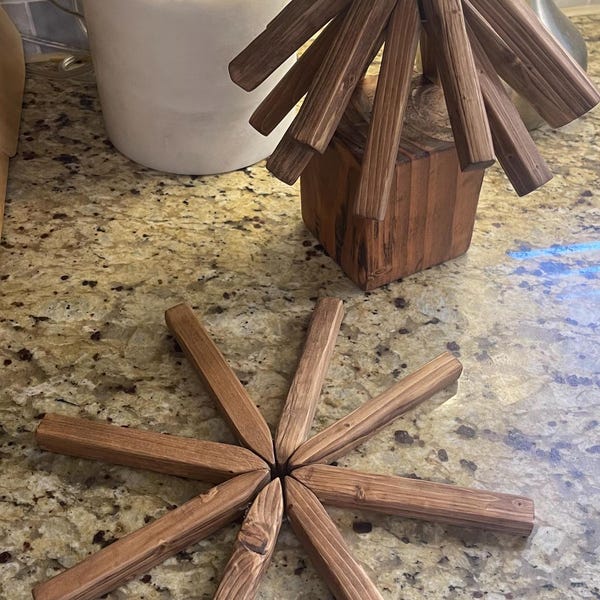 Wooden Tree Trivet - Etsy