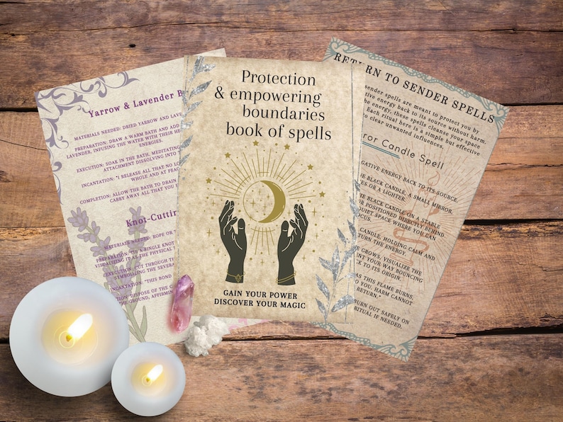 Instant Download Grimoire Wicca Protection Ritual Magical Self-defense ...