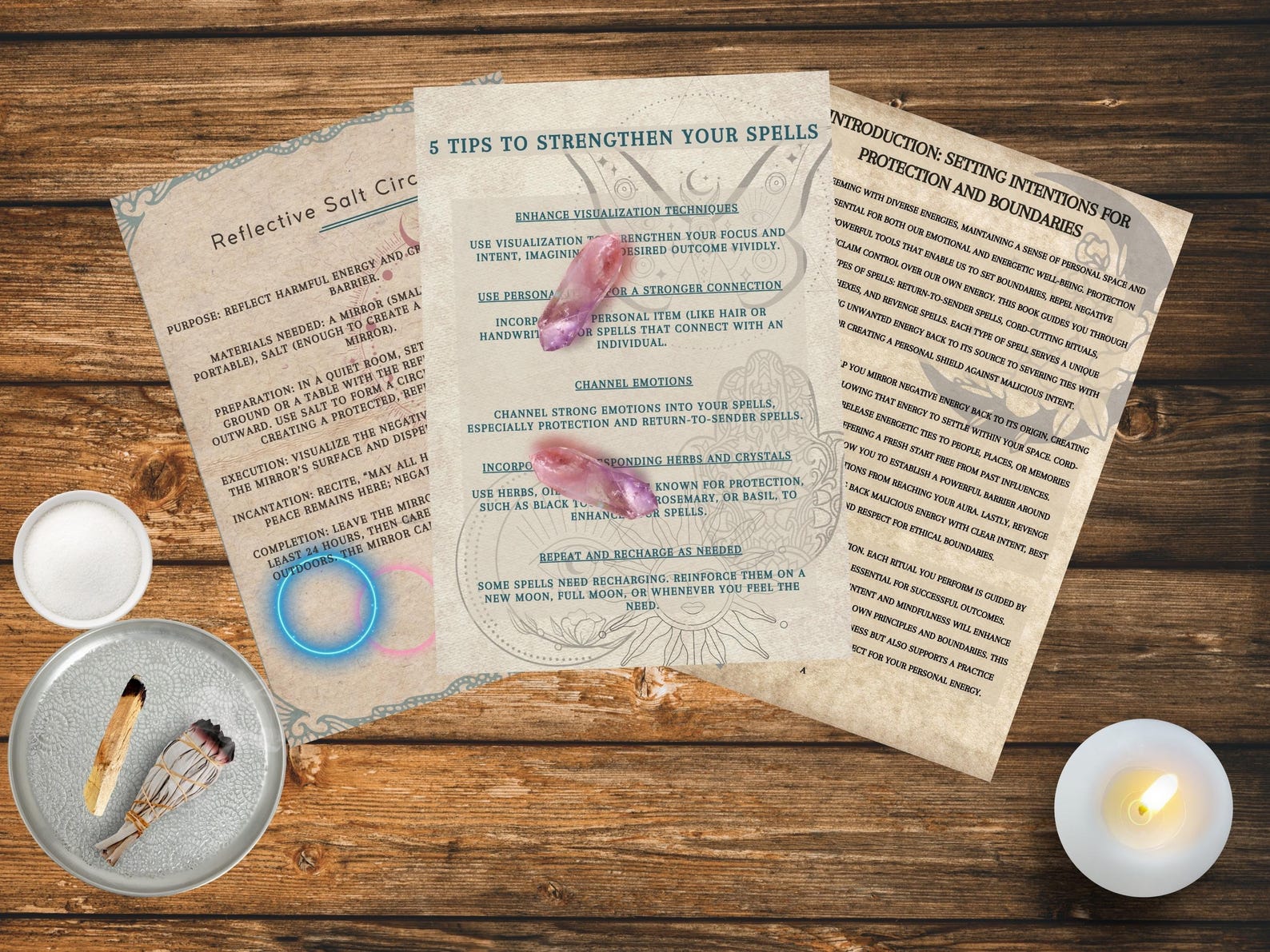 Instant Download Grimoire Wicca Protection Ritual Magical Self-defense ...
