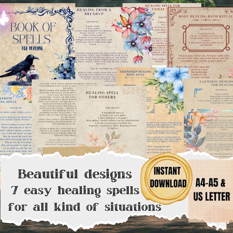Vintage Book Spells - Etsy UK