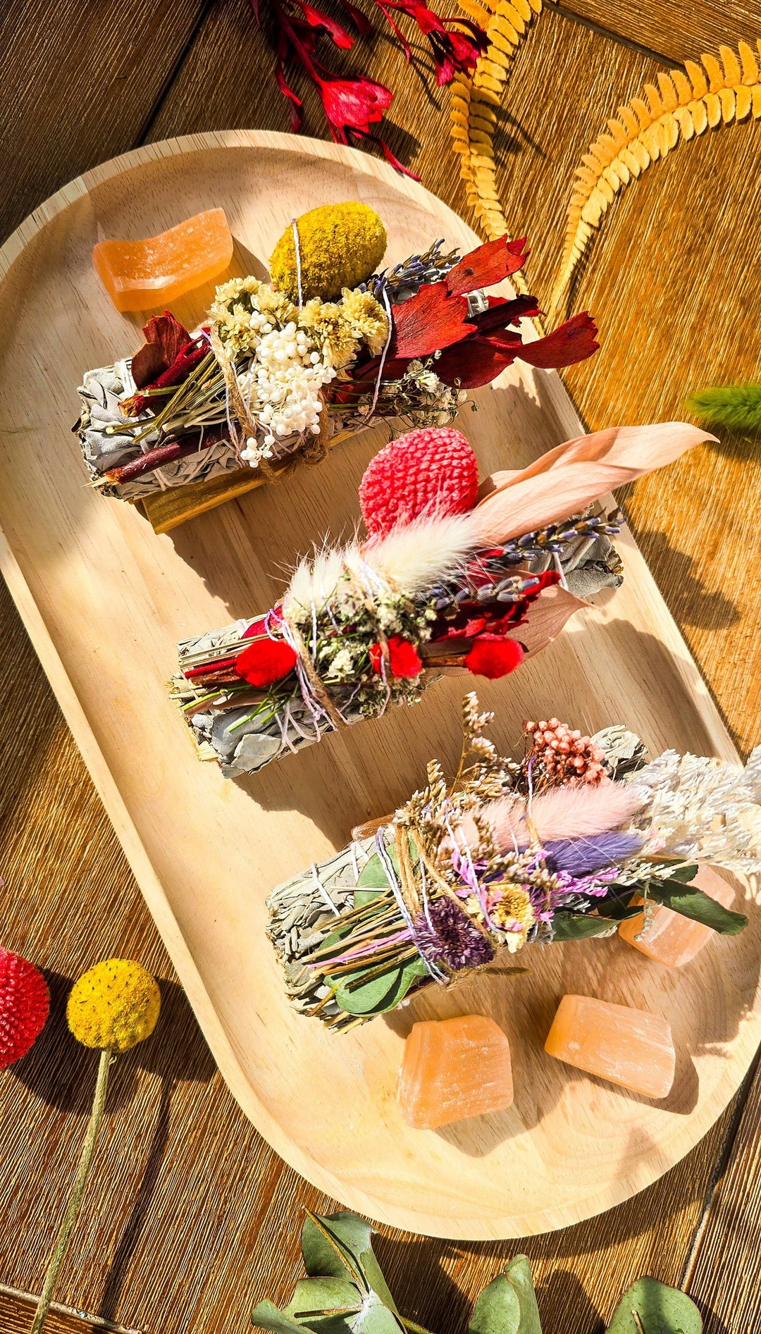 Personalized Smudge Sticks Handcrafted Gift Girlfriend Witch Cleansing ...