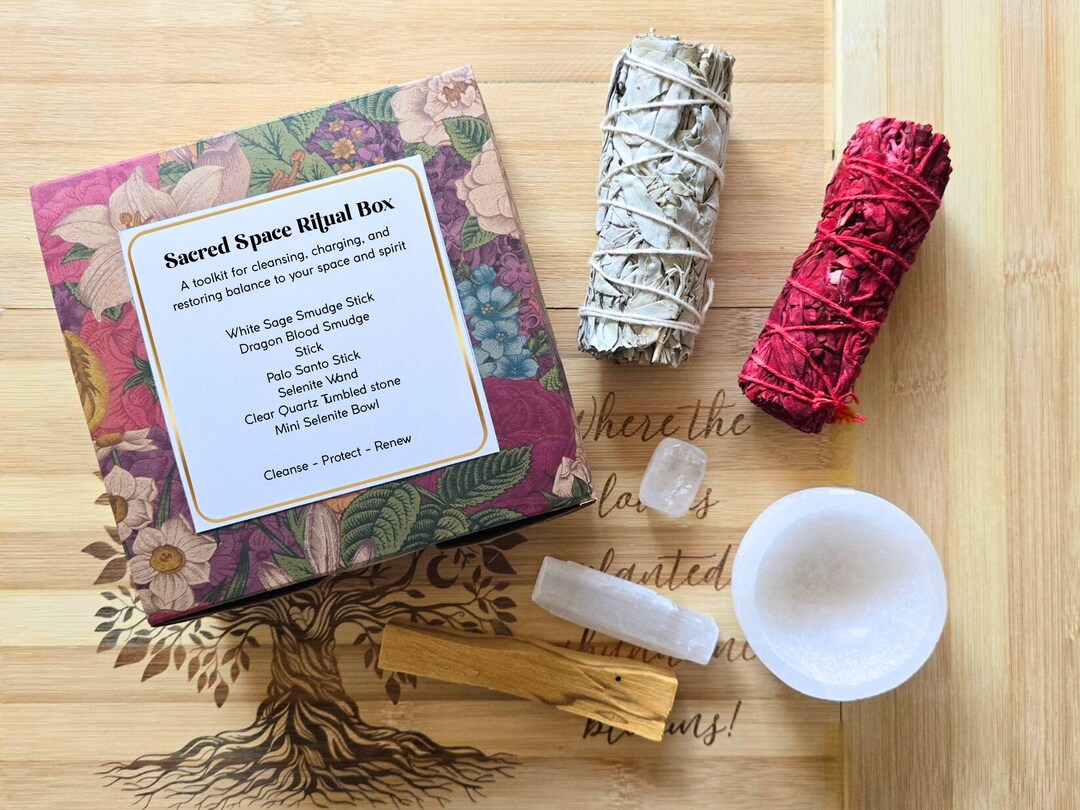 Ritual Kit Home Cleansing Kit for New Home Owner Gift Crystal Healing ...