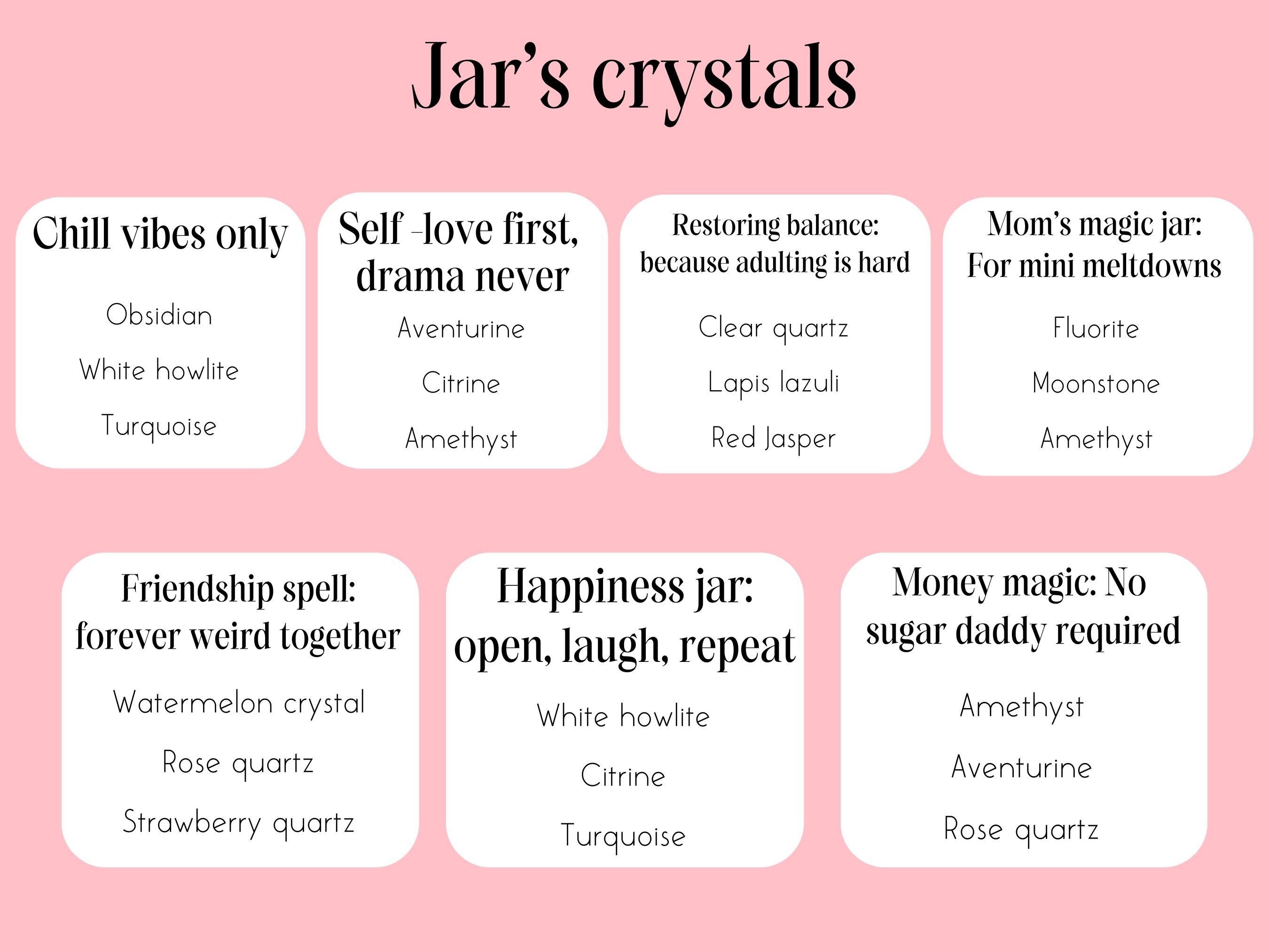 Build a Box Item Friendship Spell Card Witchy Gift Best Friend Crystal ...