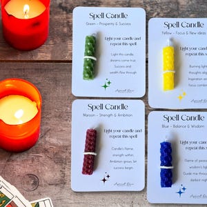 Purple Spell Candle for Dream Meditation Ritual Witch Supply Wicca ...