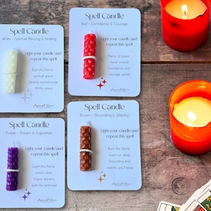 Purple Spell Candle for Dream Meditation Ritual Witch Supply Wicca ...