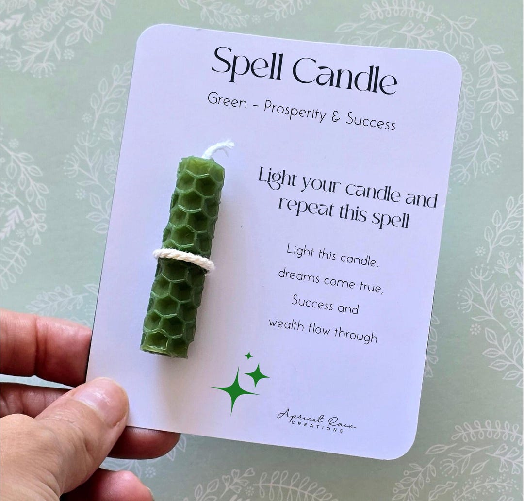 Money Drawing Candle Success Ritual Candle Manifestation Tool Witch ...