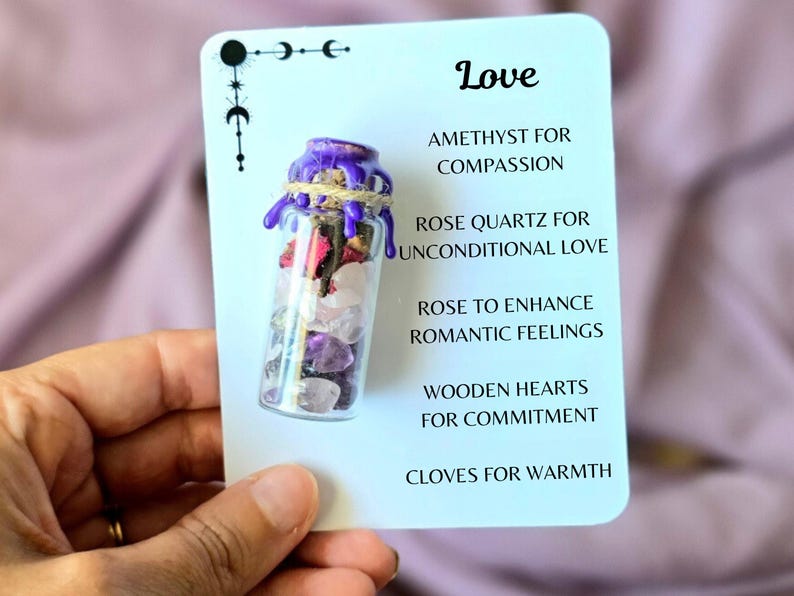 Build a Box Item Mini Spell Jar Abundance Jar Spell Witch Magic Charm ...