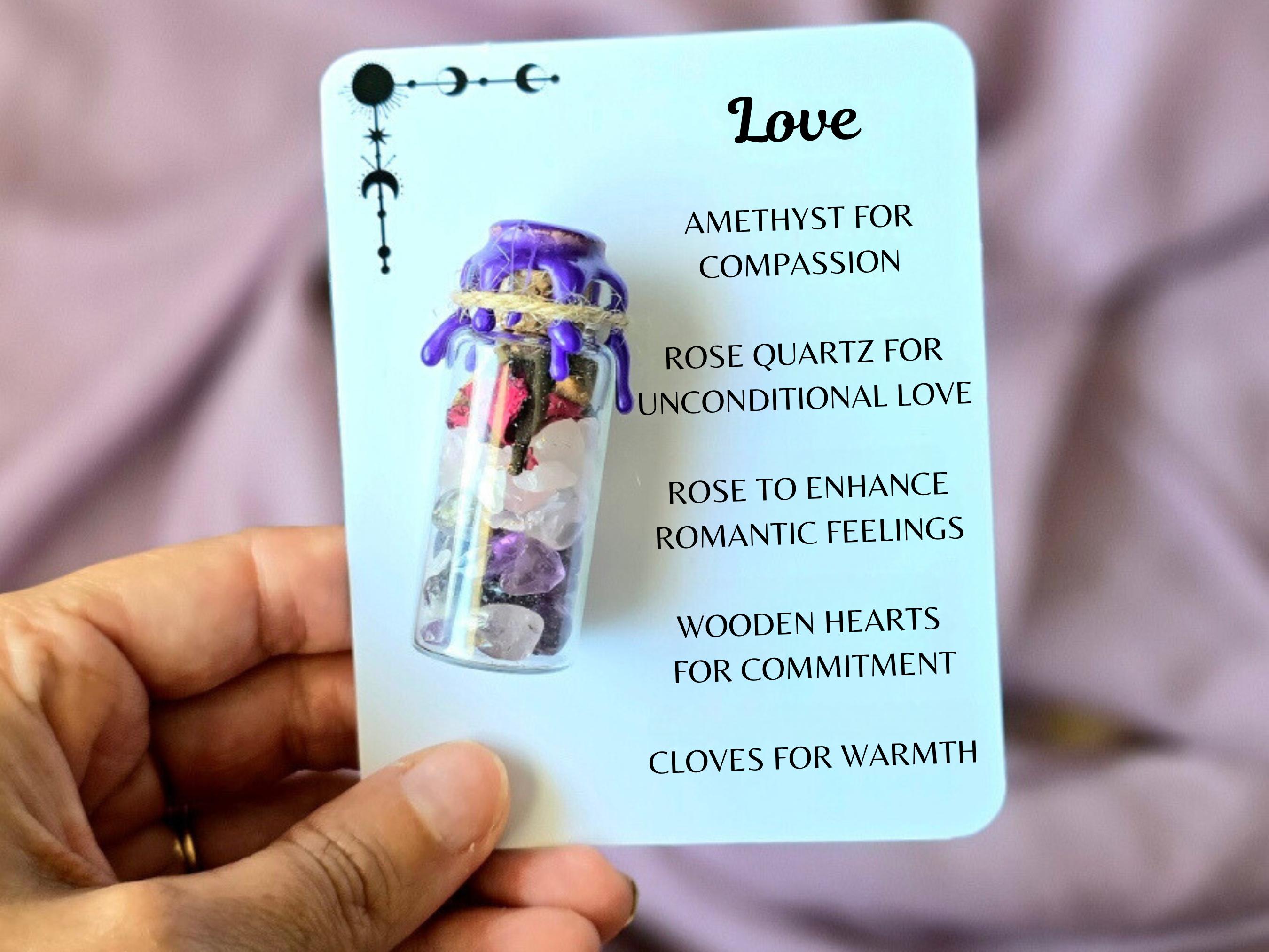 Build a Box Item Mini Spell Jar Abundance Jar Spell Witch Magic Charm ...