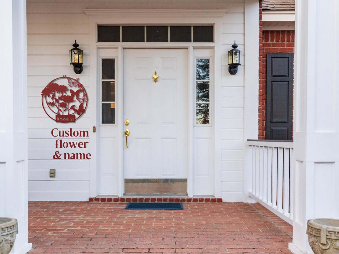 Art Sign for Door Metal Sign Personalized Celebration Decor Gift for ...