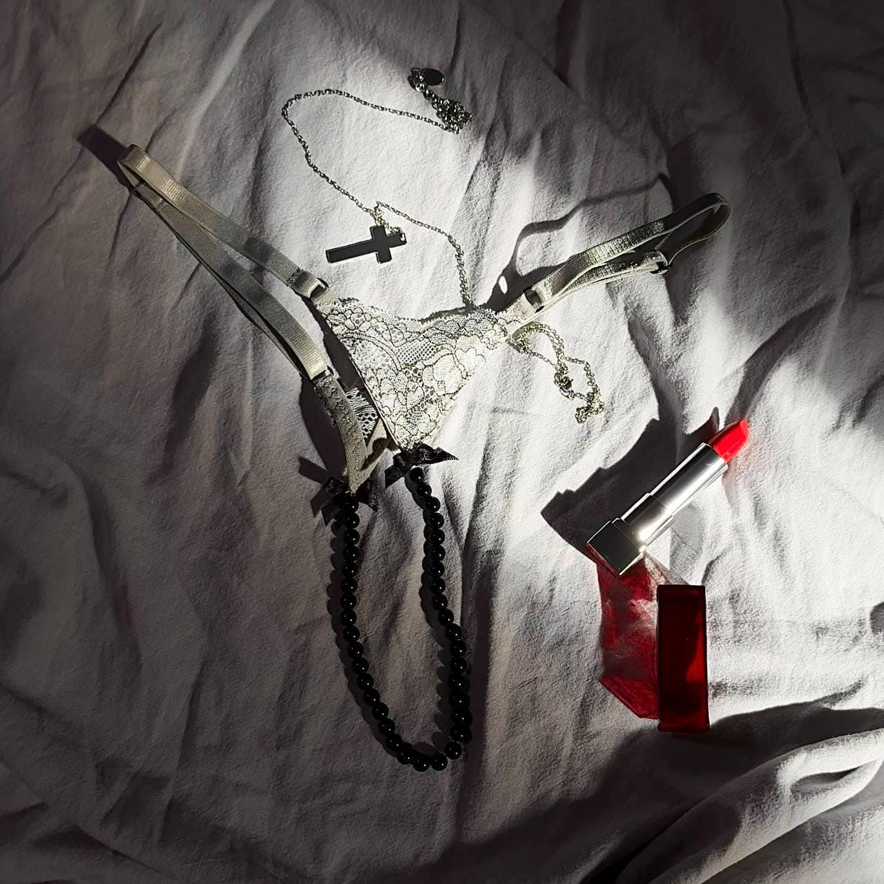 Sassy Crotchless Thong - Bold Lingerie for Confident Wearers, Playful ...