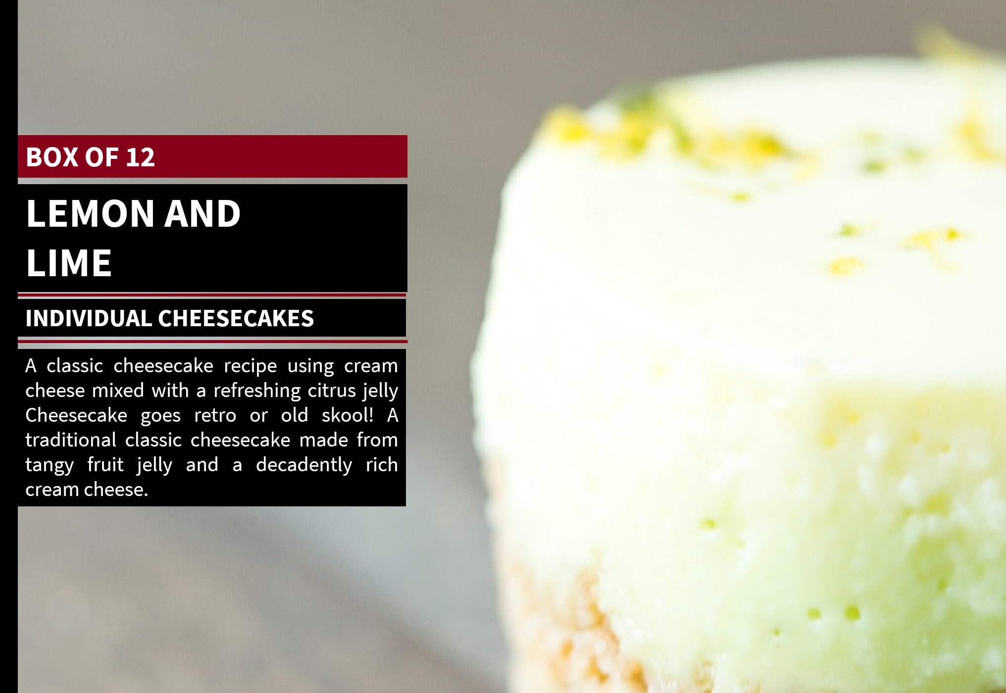 Cheesecakes Box of 24 Mini Individual Cheesecakes - Etsy