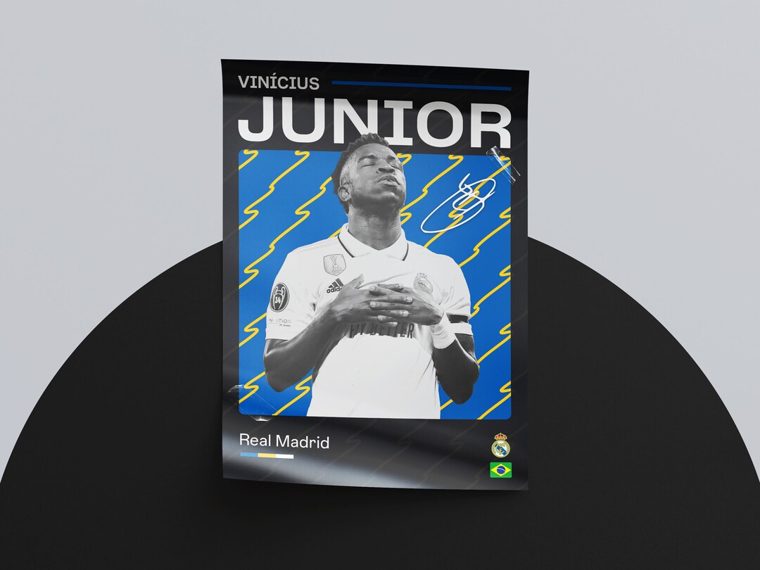 Vinicius Junior | Vinicius Jr. Football Gift, Soccer Gifts, Sports ...