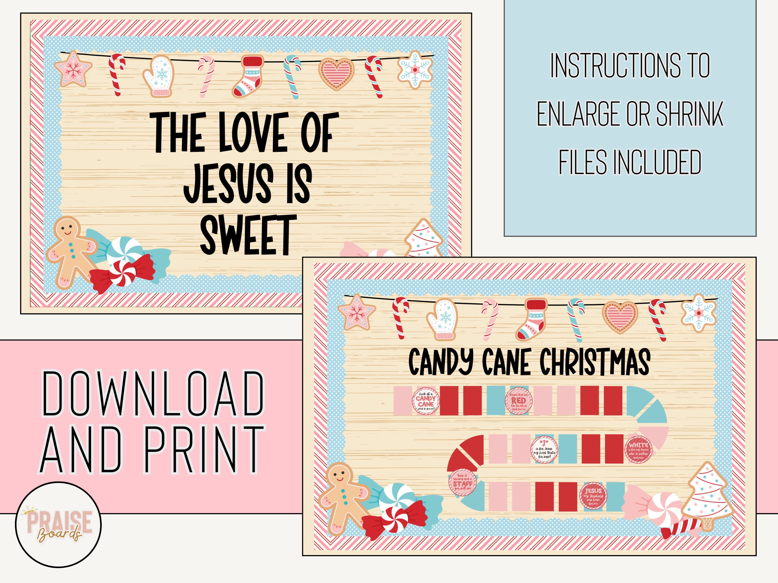 Tis so Sweet to Trust in Jesus, Church Bulletin Board Kit, Printable ...