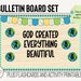 Days of Creation Bulletin Kit, Church Bulletin Board Kit, Printable ...