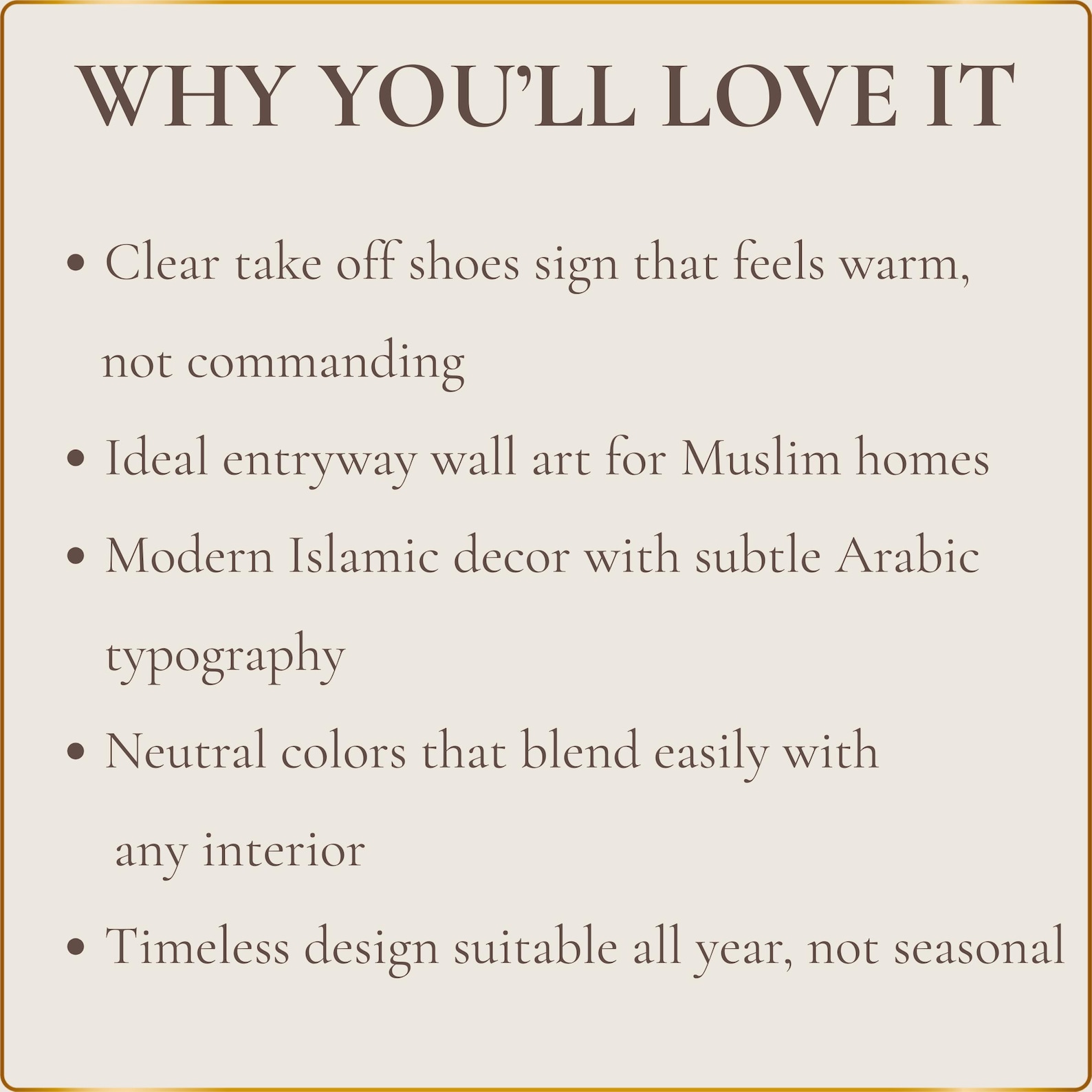 Shoes off Sign Please Entryway Wall Art Habibi Home Decor Arabic ...