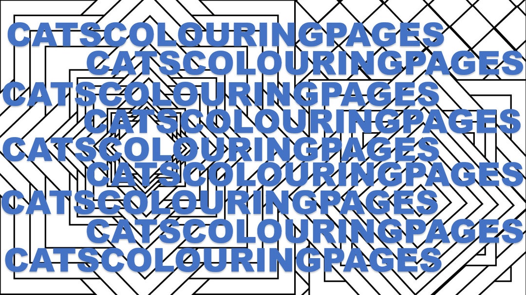 Square Colouring in Page 2 - Etsy