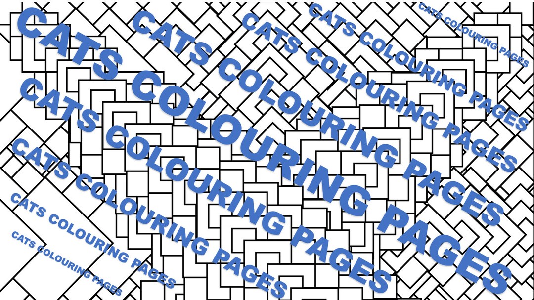 Square Colouring in Page 1 - Etsy