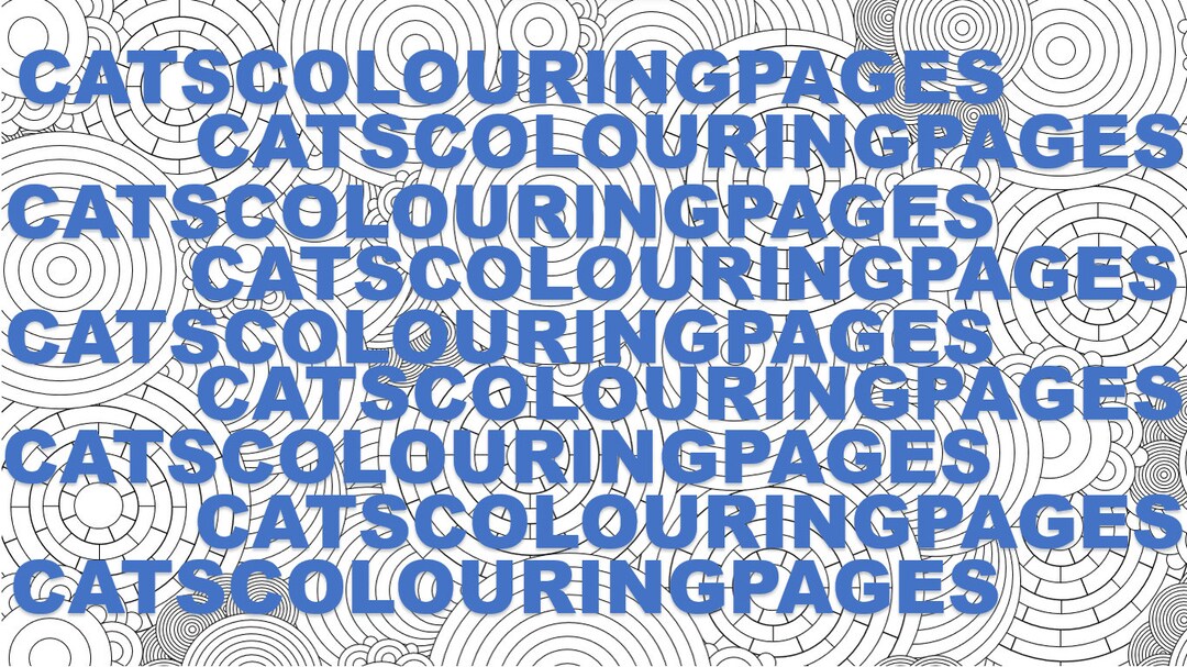 Circular Colouring Page 1 - Etsy