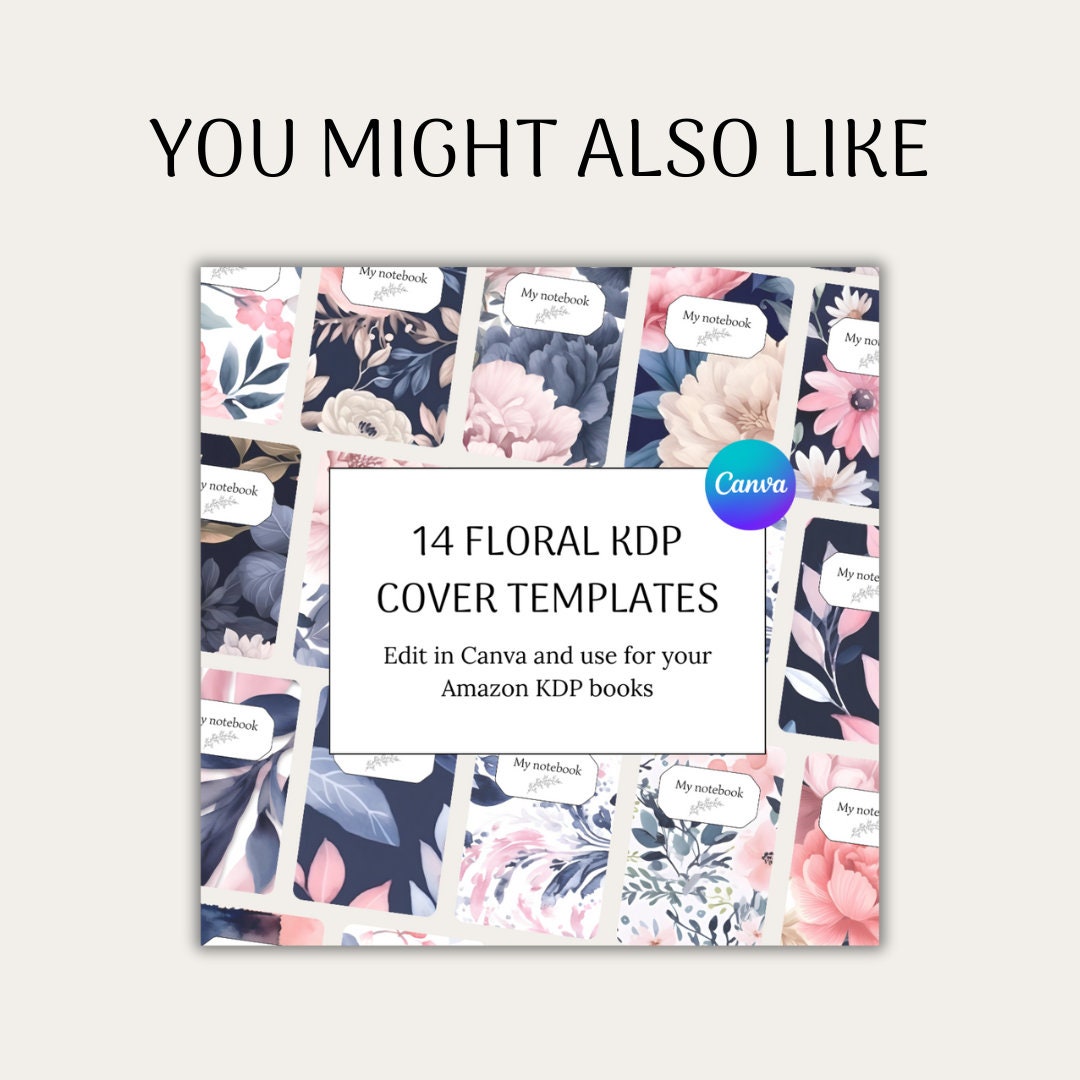 12 KDP Book Cover Templates, KDP Template 6x9, Kdp Cover 8.5x11, KDP ...