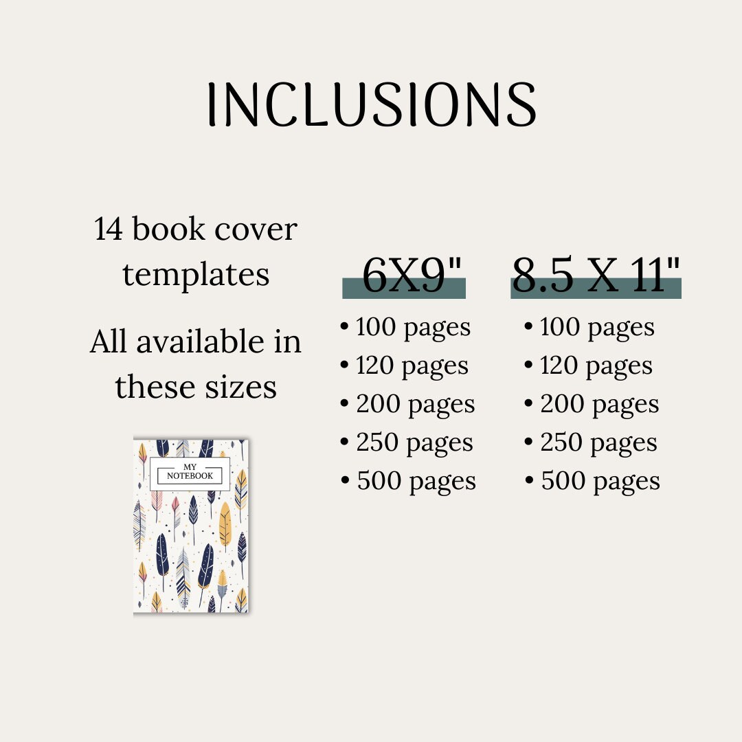 14 KDP Book Cover Templates, KDP Template 6x9, Kdp Cover 8.5x11, KDP ...