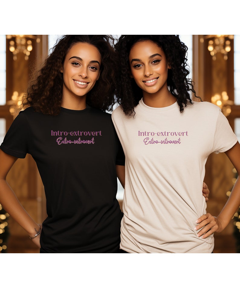 Introvert Extrovert Tee, Personality Tshirt, Quiet yet Loud Shirt - Etsy