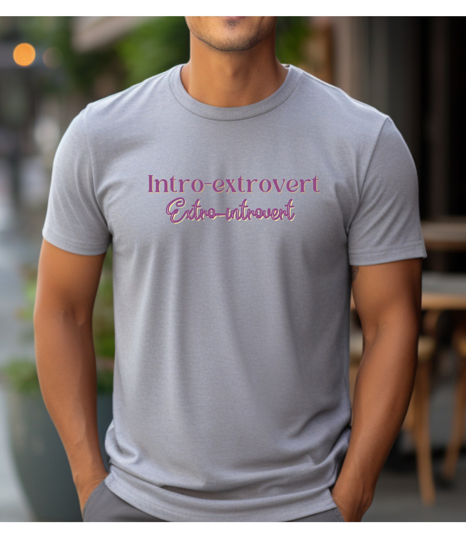 Introvert Extrovert Tee, Personality Tshirt, Quiet yet Loud Shirt - Etsy