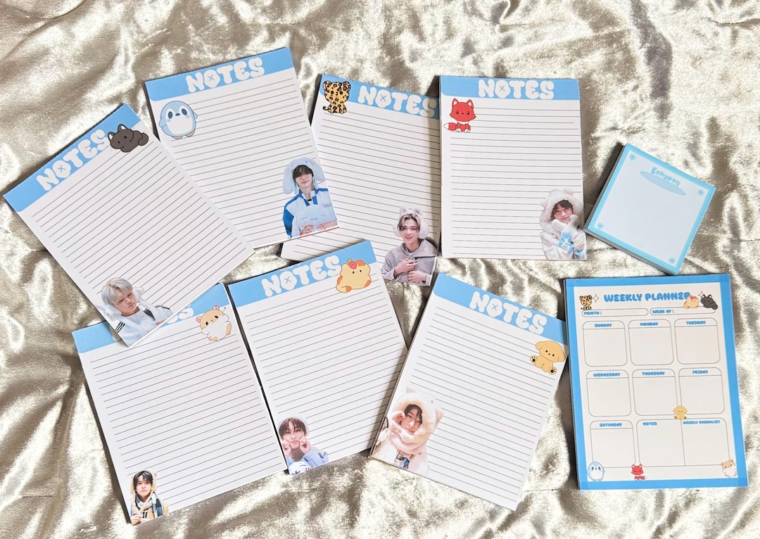 Enhypen Memo/ Note Pads - Etsy