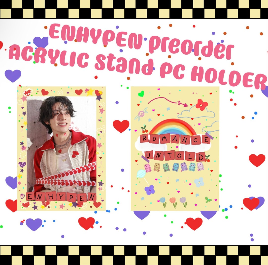 ENHYPEN Acrylic Standee Photocard Holder - Etsy