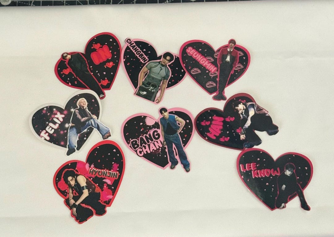 SKZ Kpop Sticker Set - Etsy