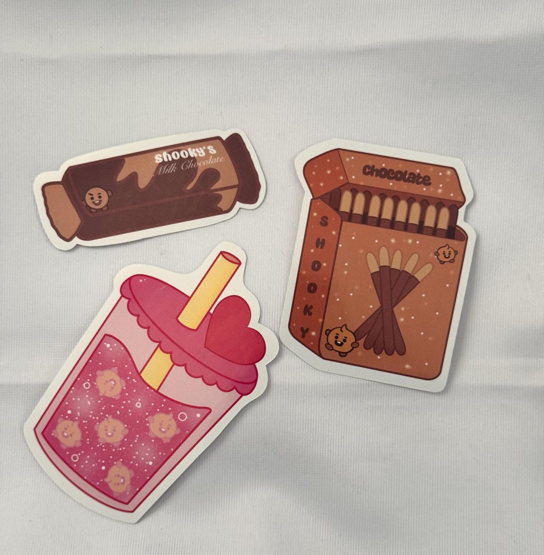 BT21 Fanmade Shooky Stickers - Etsy