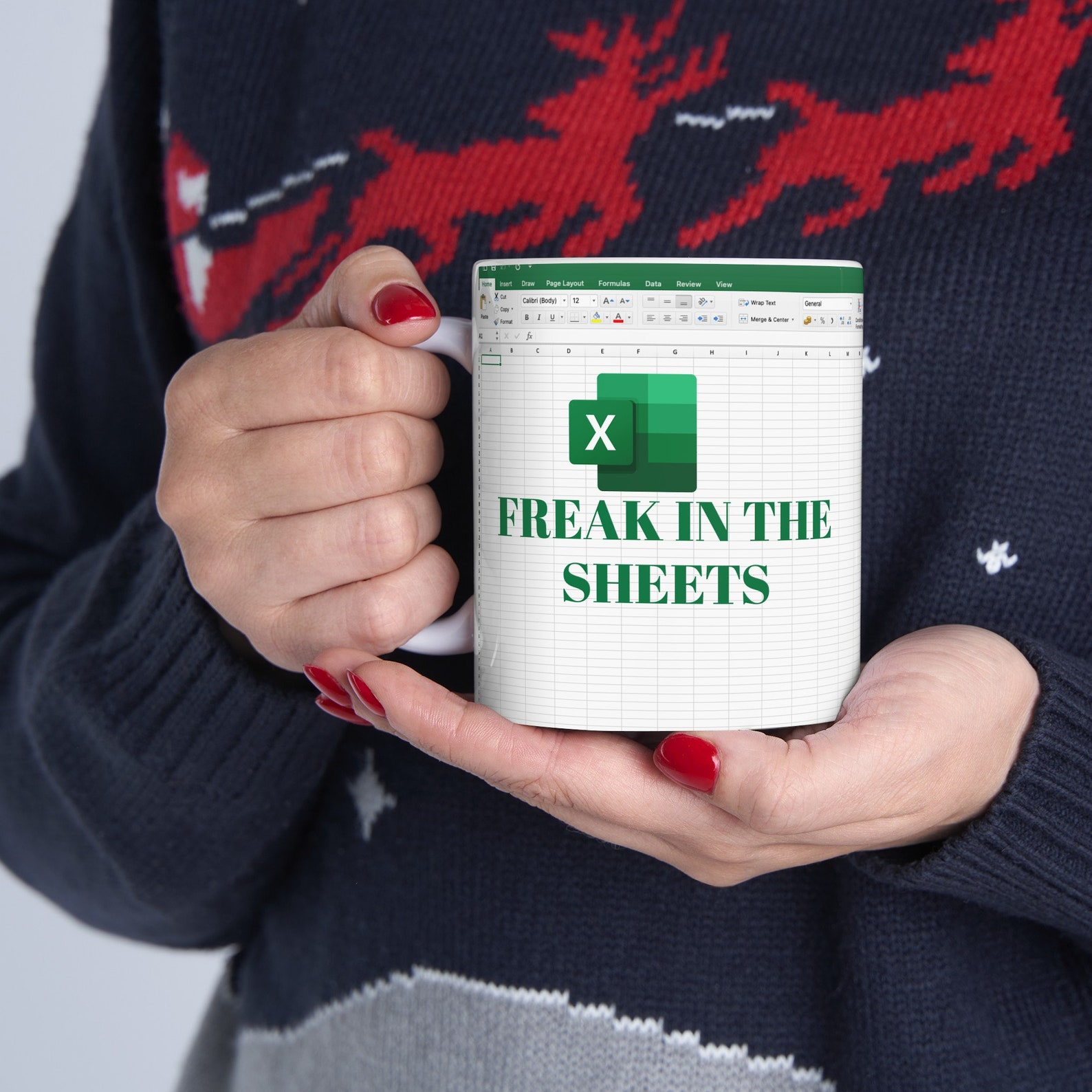 Freak in the Sheets Excel Spreadsheet Lover Perfect Gift for Coworkers ...