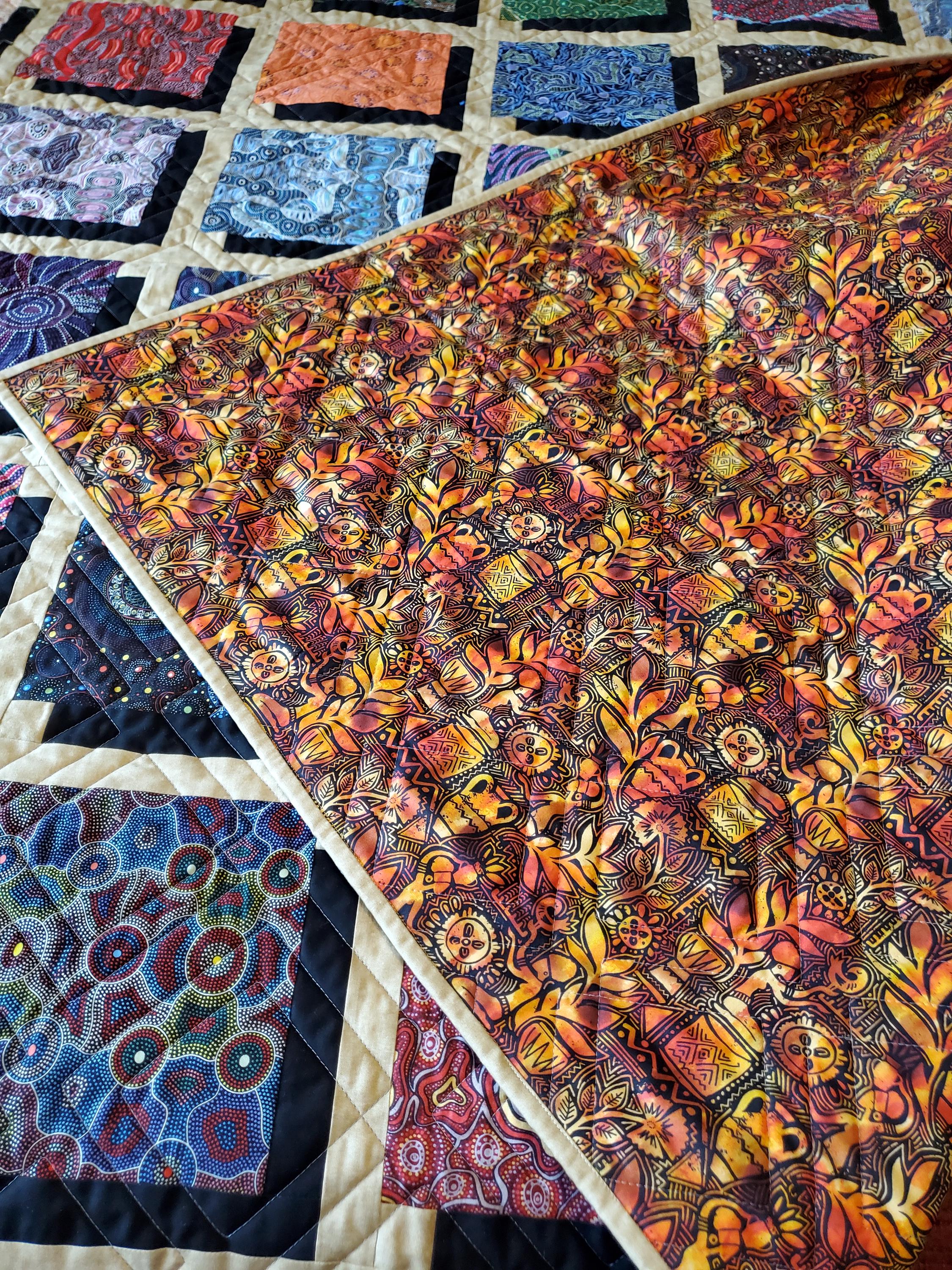 Aboriginal Shadow Quilt - Etsy