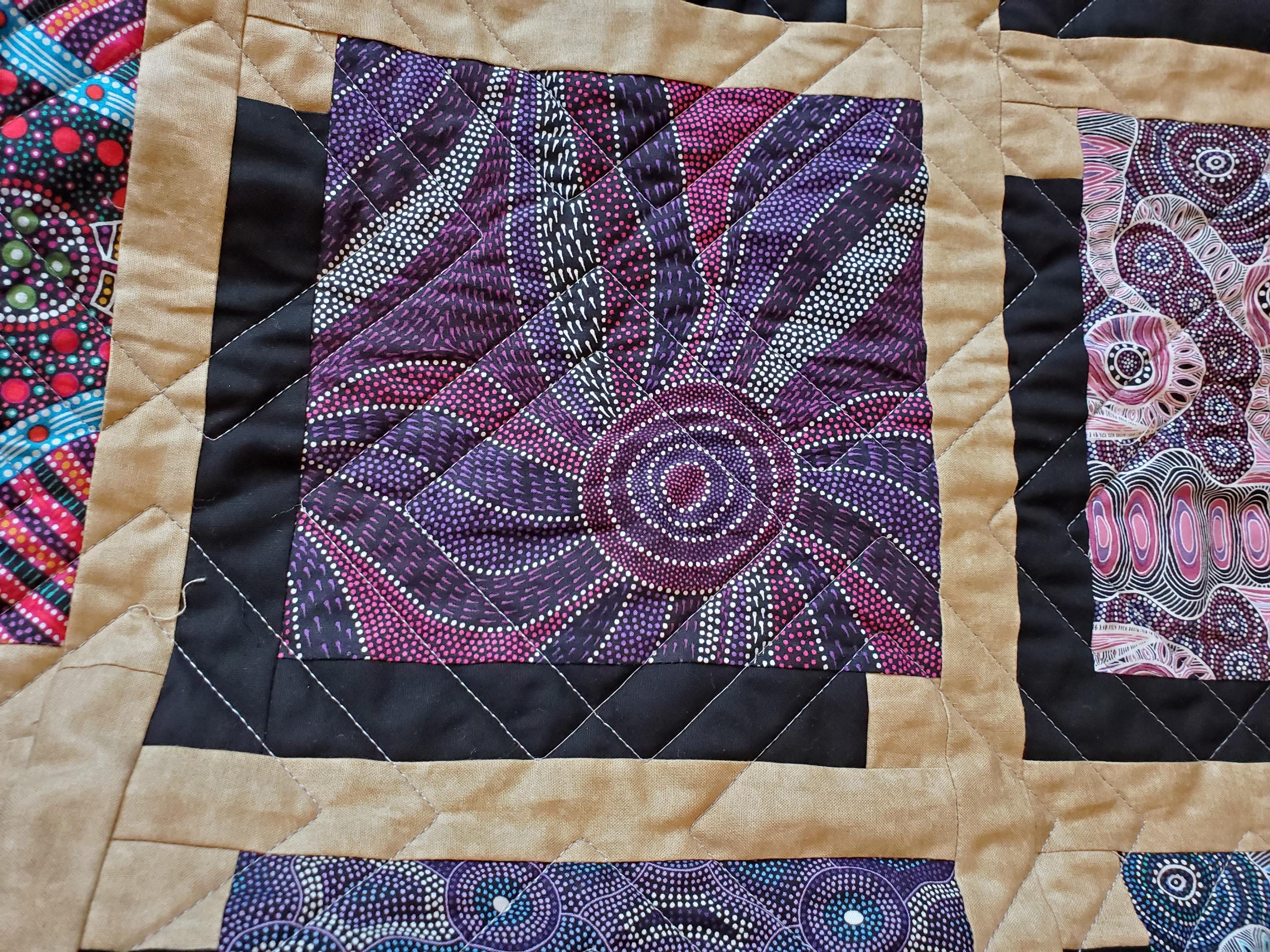 Aboriginal Shadow Quilt - Etsy