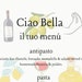 Italian Style Menu - Etsy
