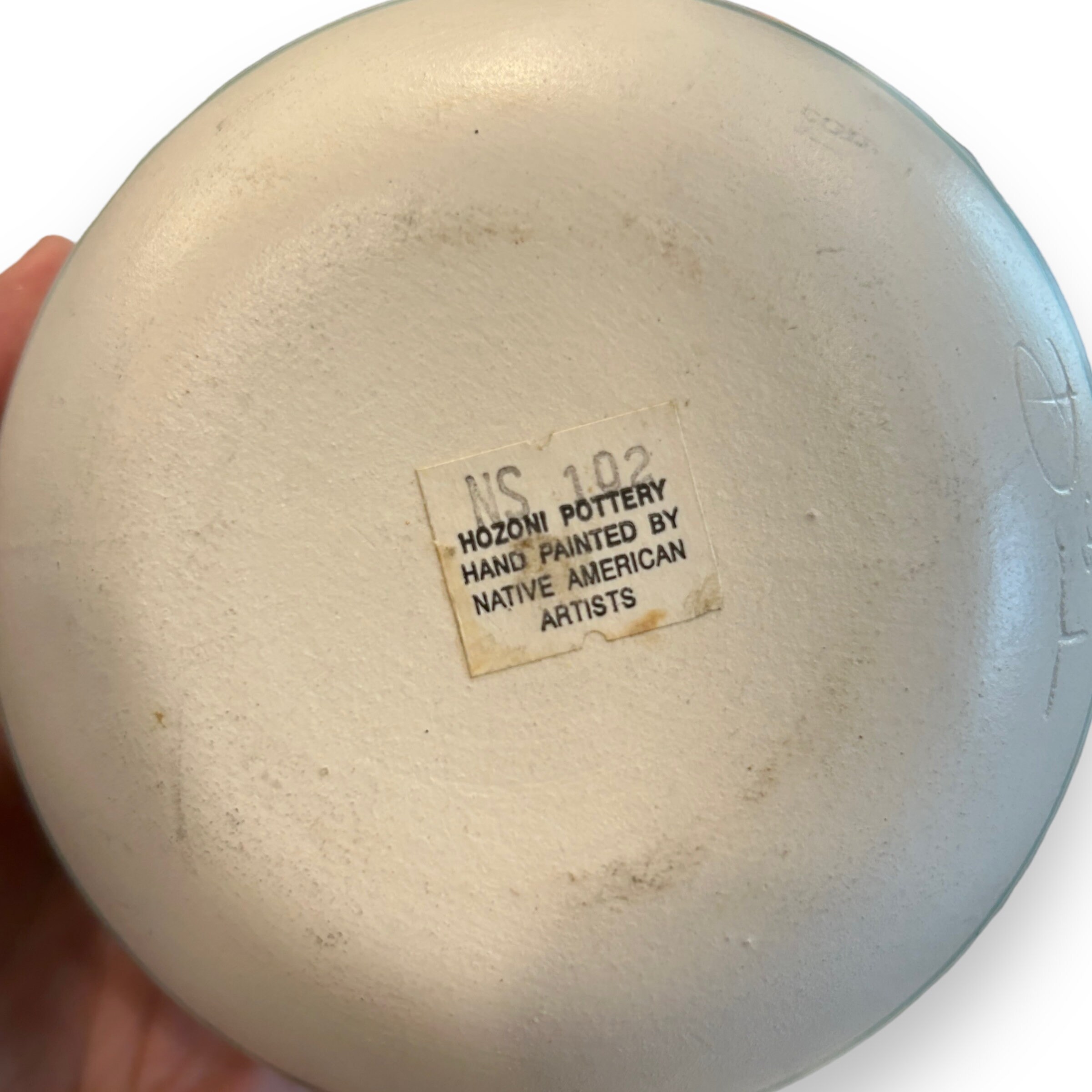 Vintage Hozoni Hand Painted Native American Artist Signed - Etsy