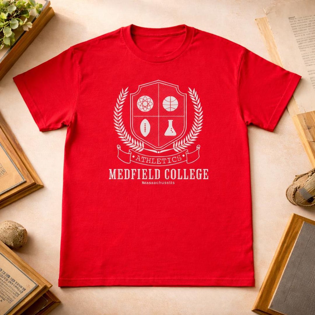 Medfield College Athletic Department T-shirt - Etsy