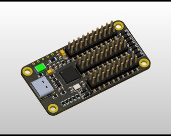 PC USB Button Box 24 Functions Back Lit Blue Sim Racing With Five ...