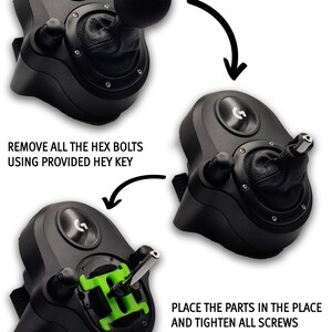 Logitech Shifter Sequential Modification MOD G27 / G29 / G290, 2 Rubber ...