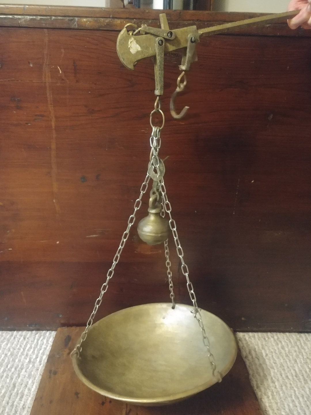 Antique Brass Balance Beam Scale - Etsy