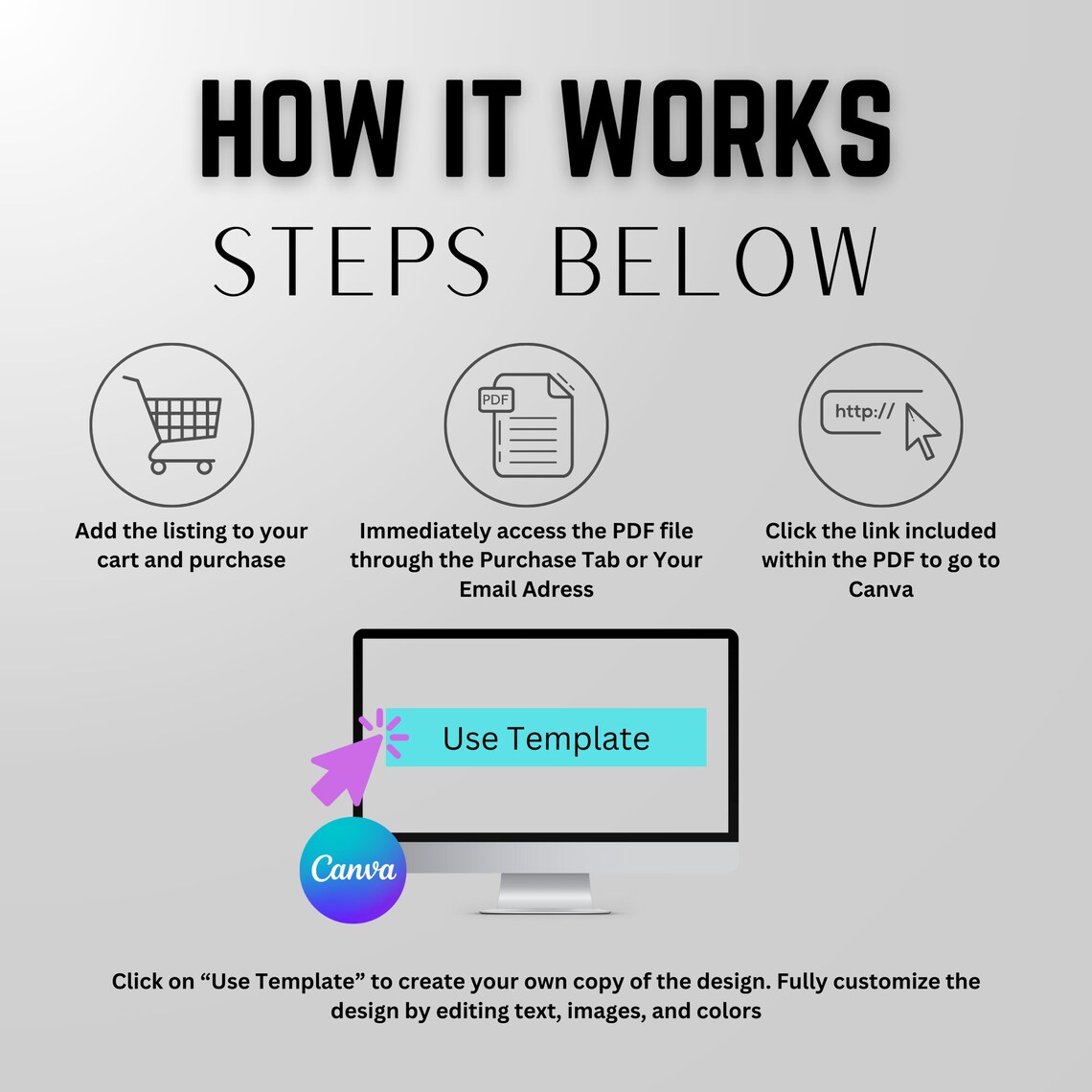 Acuity Booking, Canva Template, Booking Website Template, Editable ...