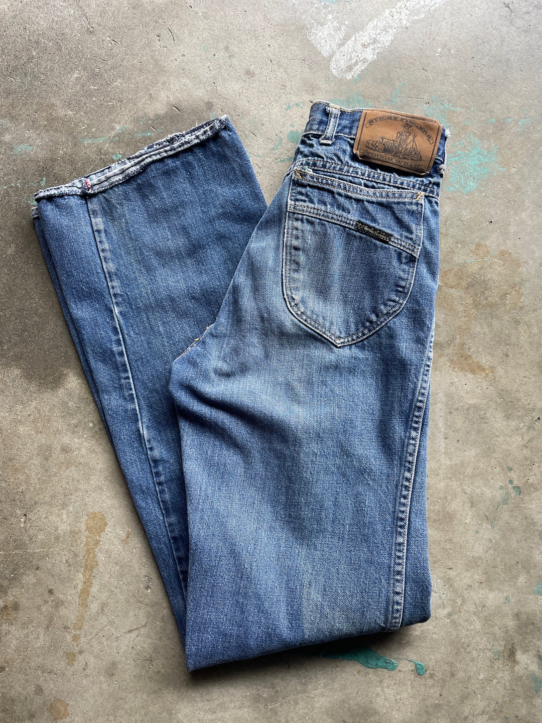 Vintage 1970s Sticky Fingers Bell Bottom Jeans Size 26 - Etsy