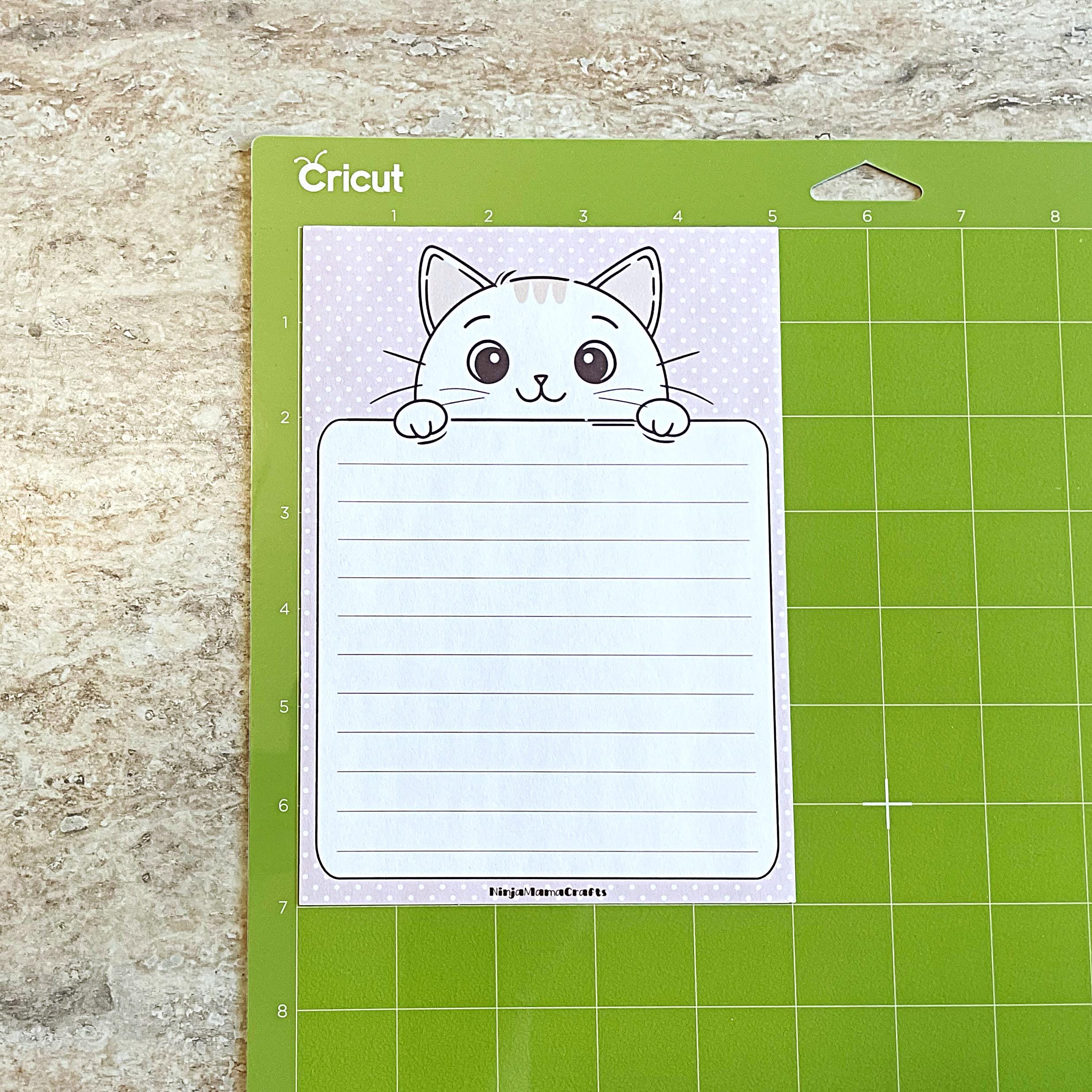5x7 Notepad Peeking Kitten Notepad for Note Taking Memo Pad to Do List ...