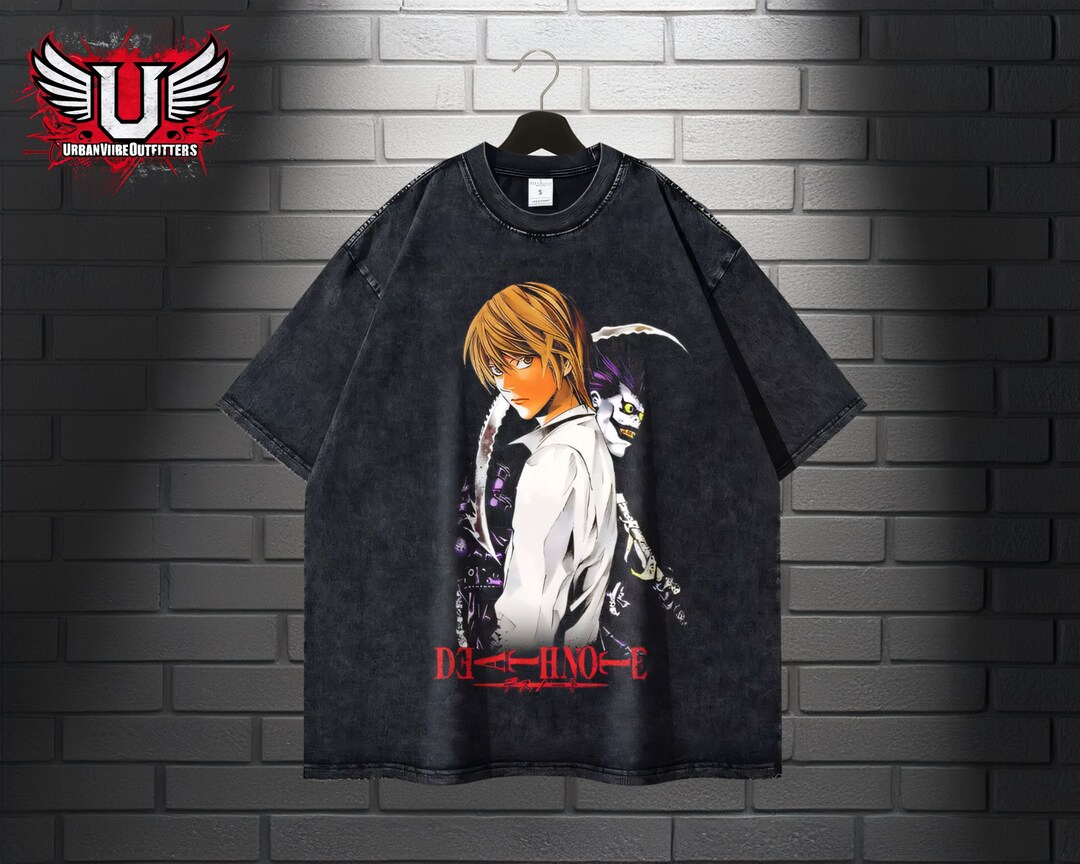 Death Note Shirt Death Note Merch Anime T-shirt Vintage Anine Shirt ...