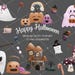 Happy Halloween Clipart, Haunted House Clipart, Halloween Watercolor ...