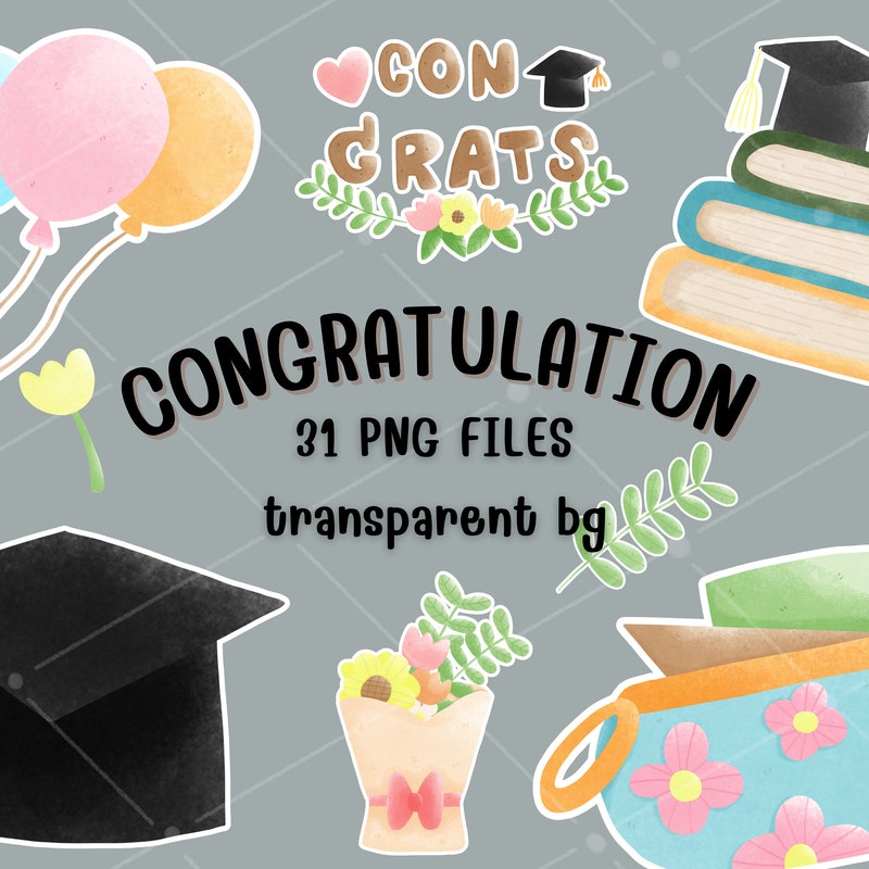 Congratulation Stickers - Etsy