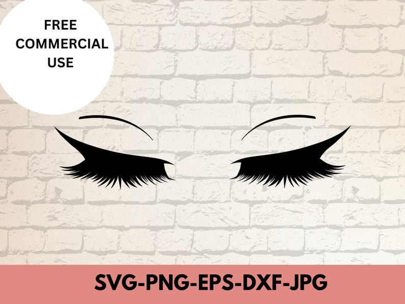 Eyelashes and Brows Svg, Lashes SVG, Beauty, Eyelashes Girl Svg ...