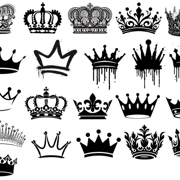 Crown Svg - Etsy