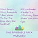 Easter Activity Pack, Kids Games Bundle, Word Search, Coloring Pages ...